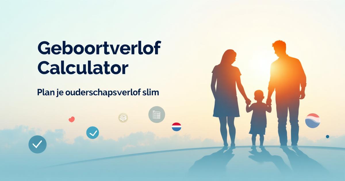 Ouderschapsverlof Calculator Nederland 2026 - Bereken Verlof & UWV ...